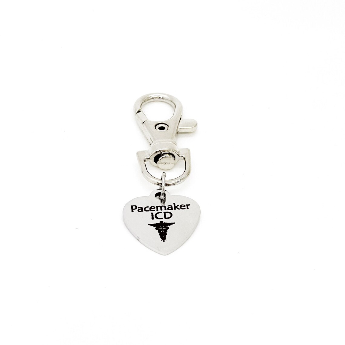 Pacemaker ICD Zipper Pull, Pacemaker ICD Medical ID Tag, Medical ...