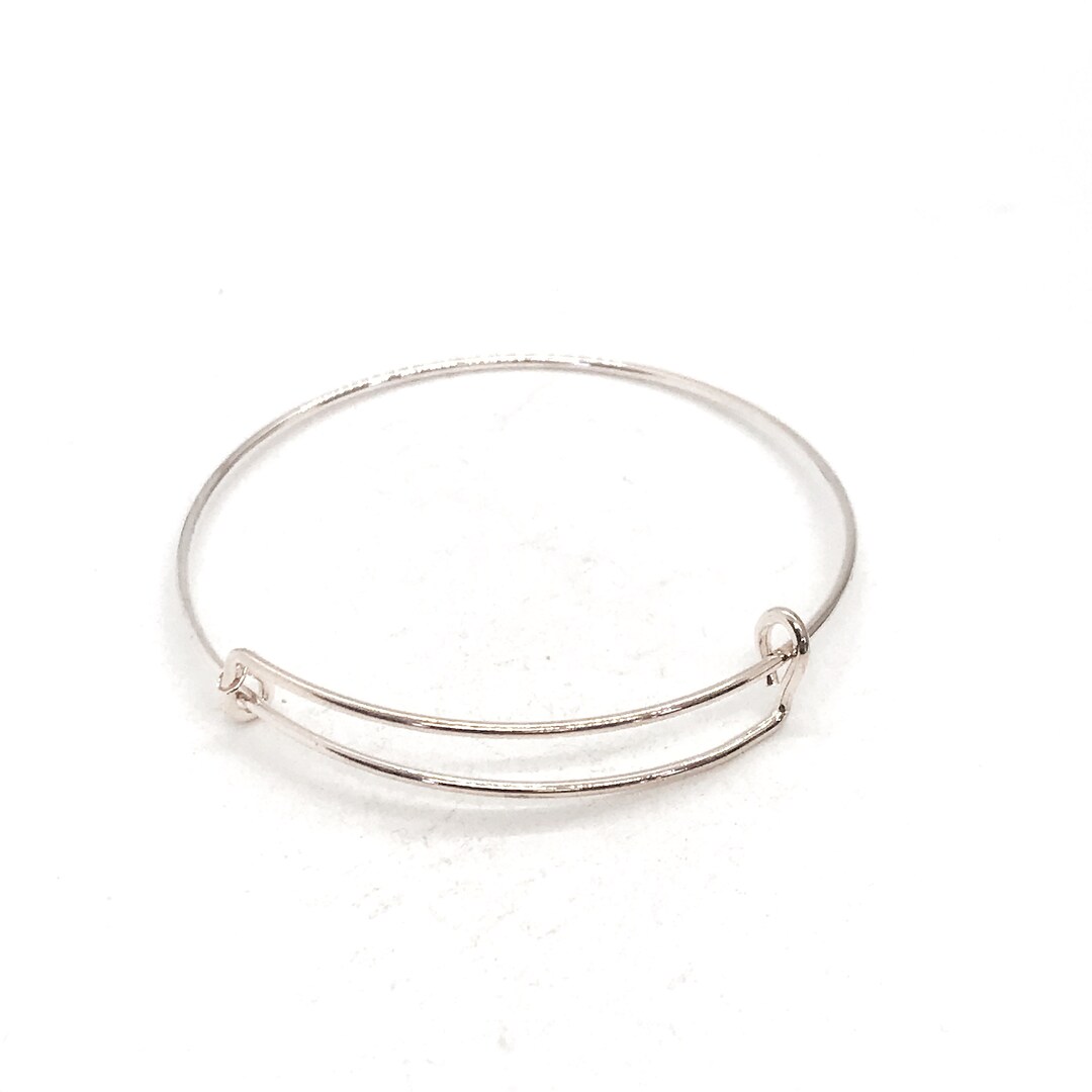 Expanding Bangle Charm Bracelet, Rose Goldtone Charm Bracelet ...