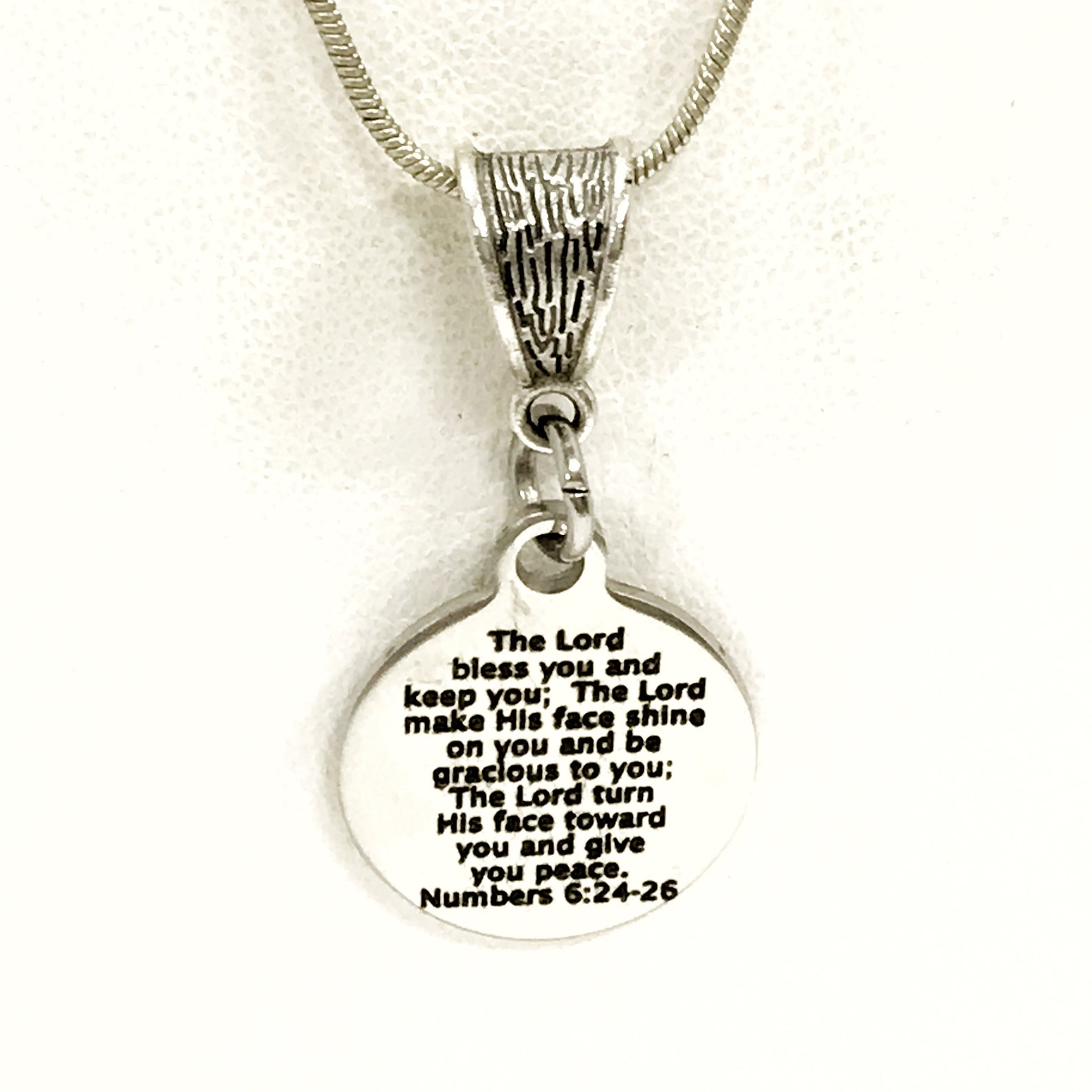 Christian Jewelry the Lord Bless You and Keep You Necklace - Etsy