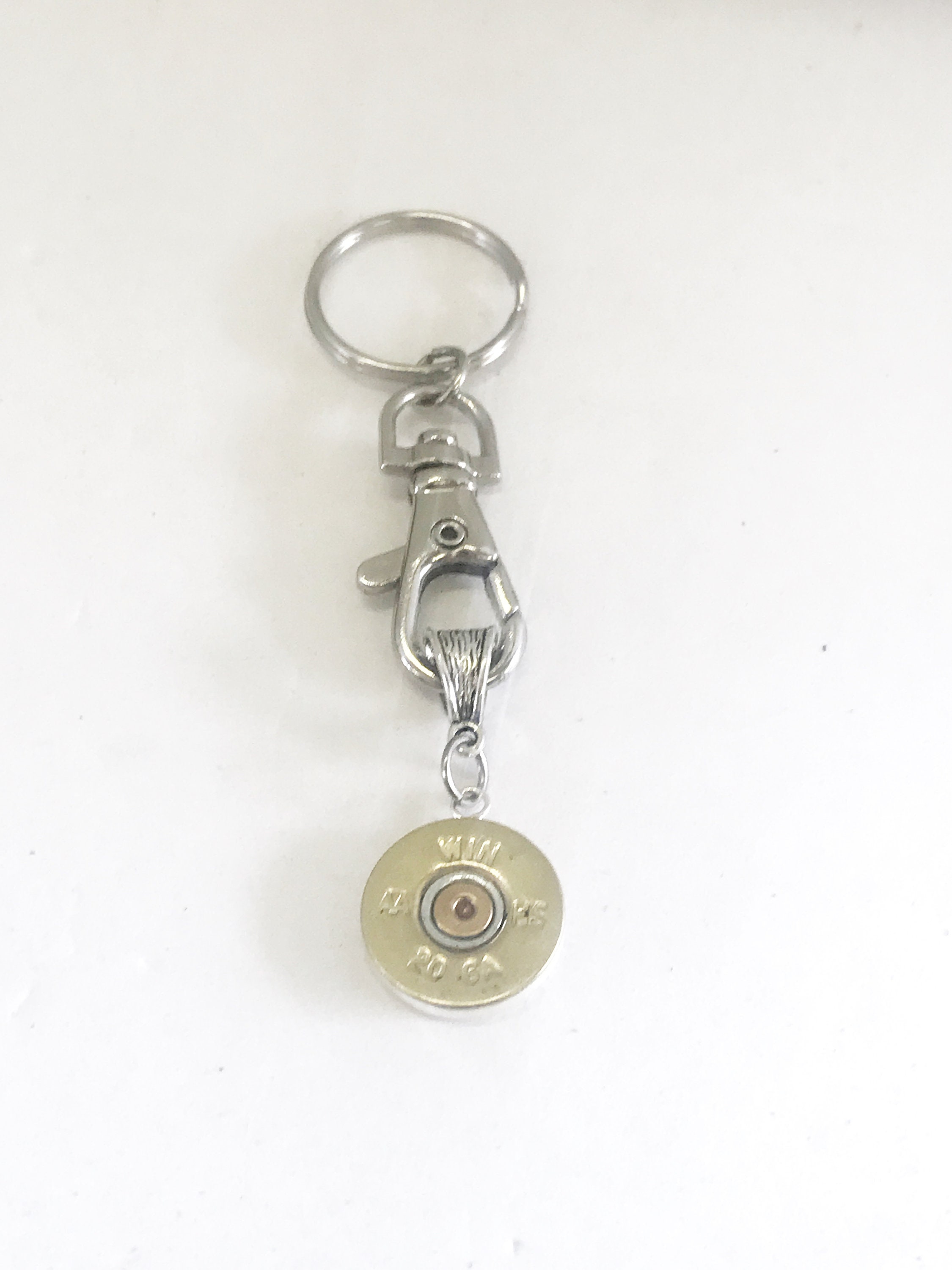 Shotgun Shell Keychain, Shotgun Shell Keyring, Shooting Sports Keychain ...