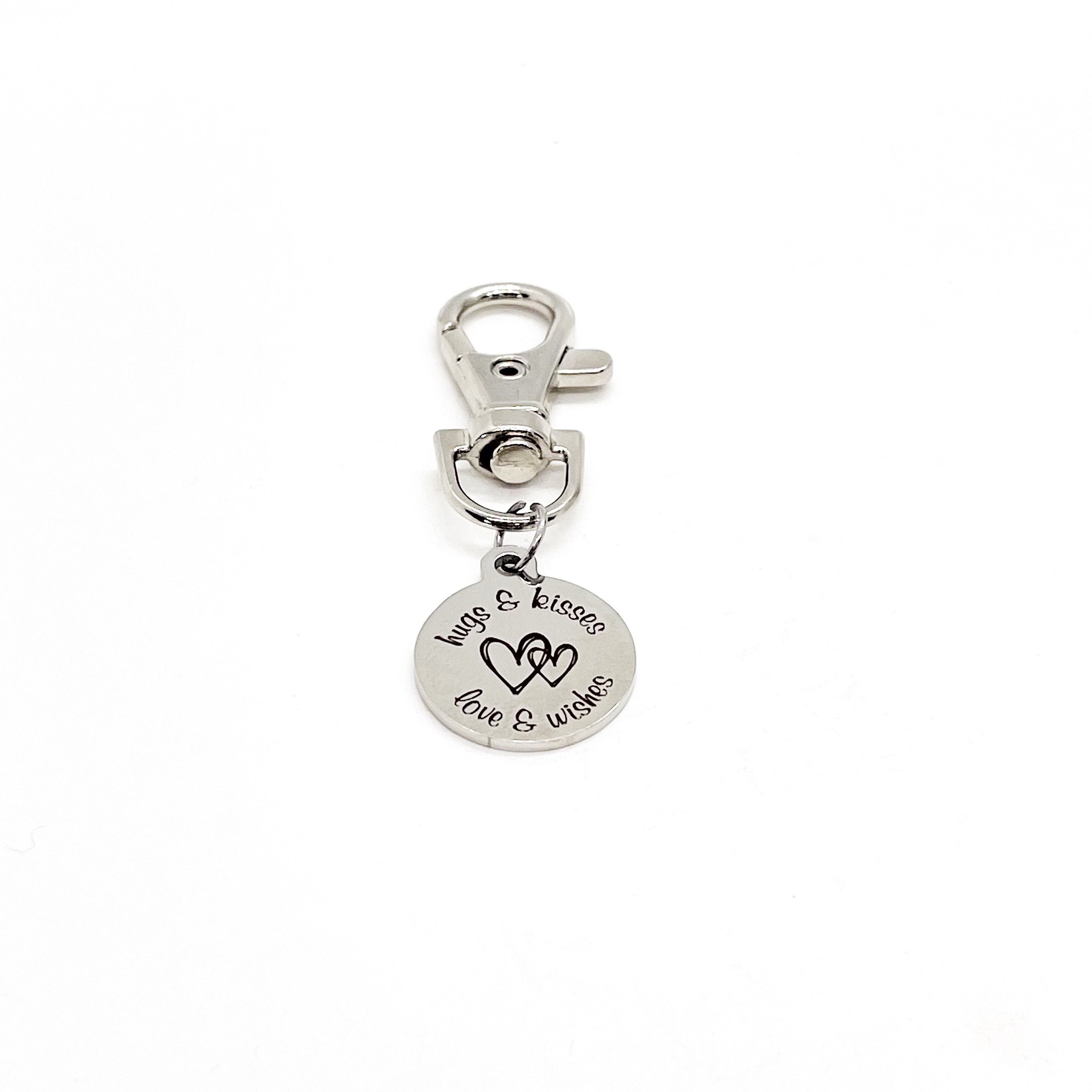 Bag Charm, Hugs and Kisses, Love and Wishes Charm, Love Gift, Everyday ...
