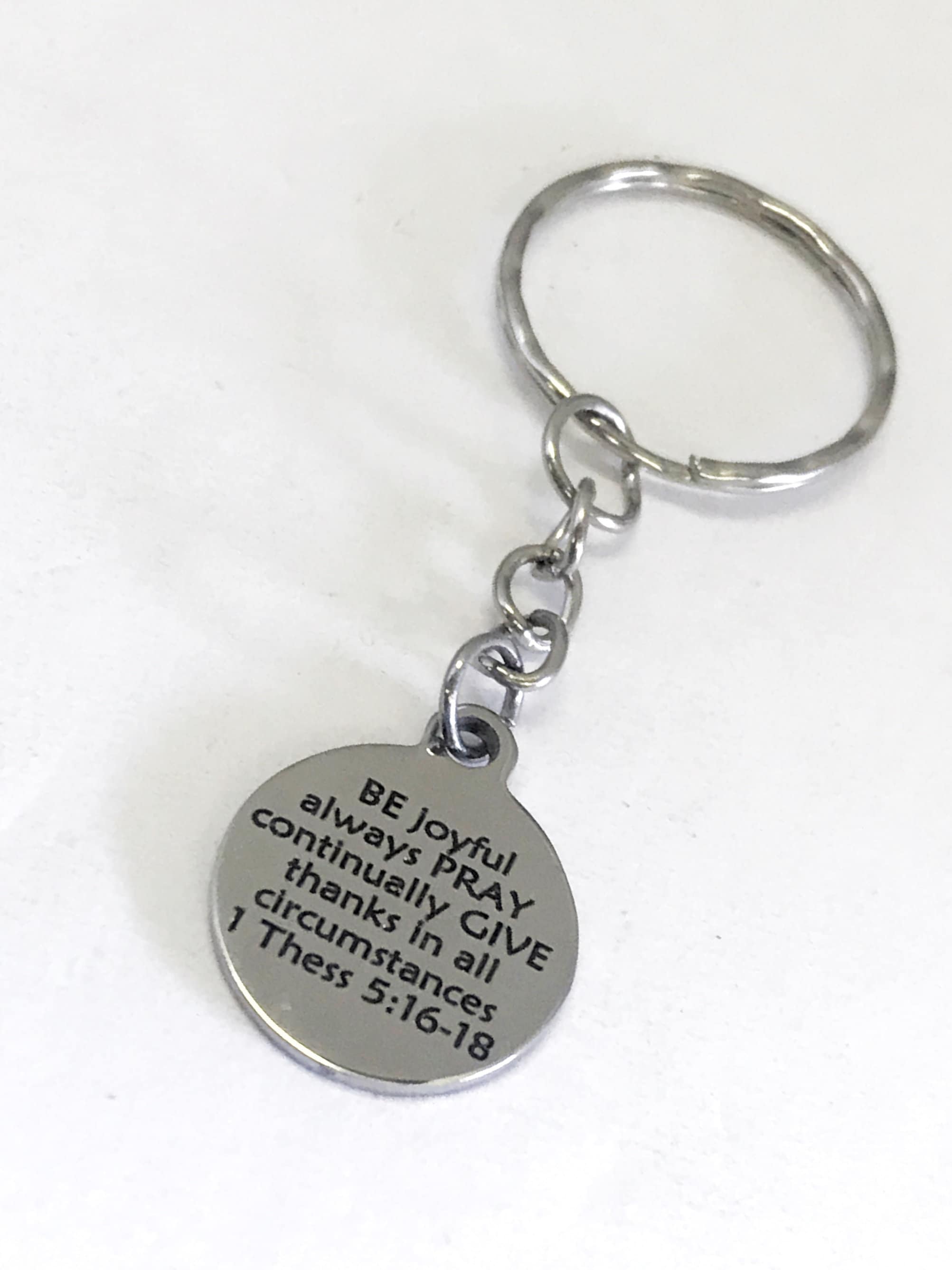 Christian Keychain Be Pray Give Keychain Christian Gift | Etsy