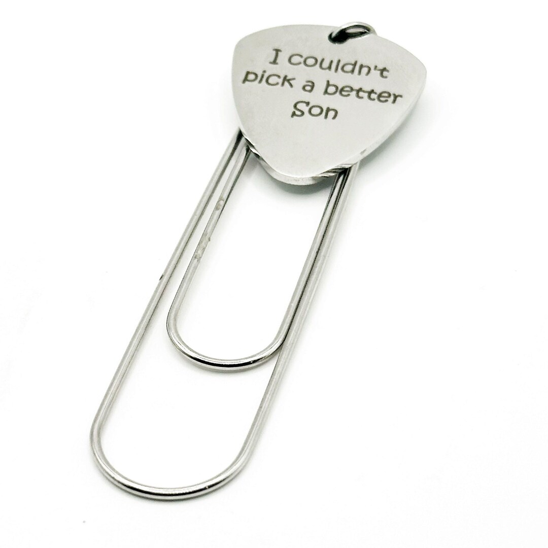 I Couldn't Pick A Better Son Paperclip Bookmark Stainless Steel ...