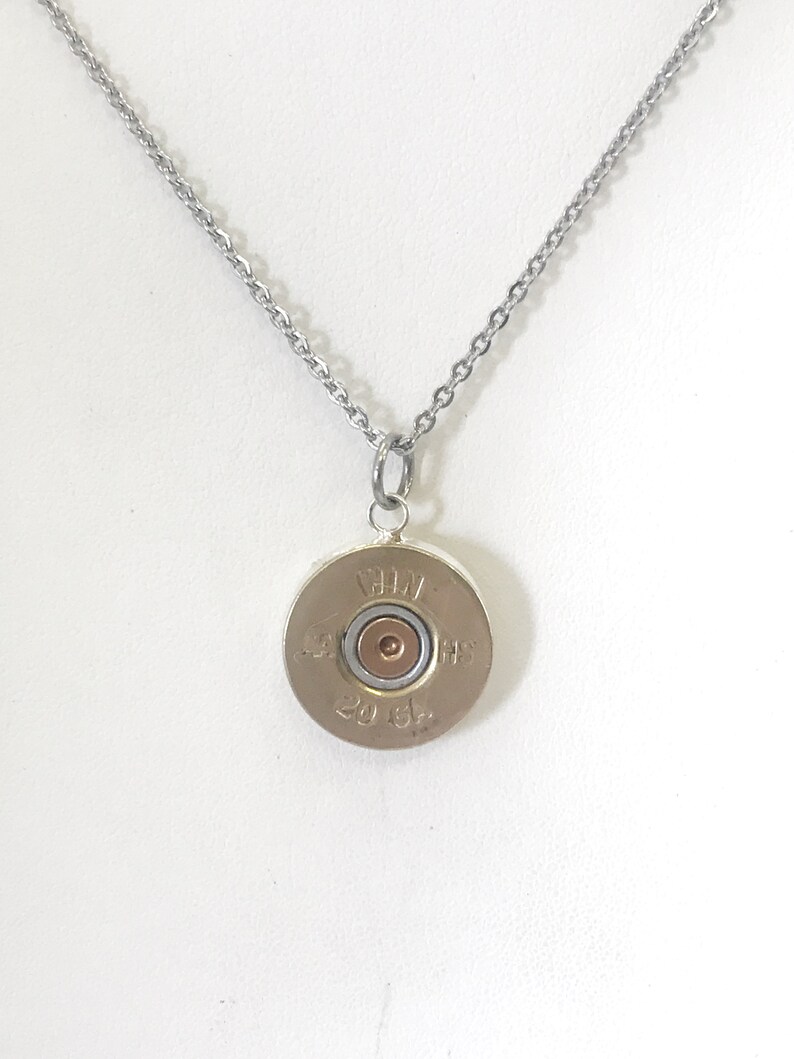 Shotgun Shell Pendant, Shotgun Shell Necklace, 20 Gauge Shell Pendant ...