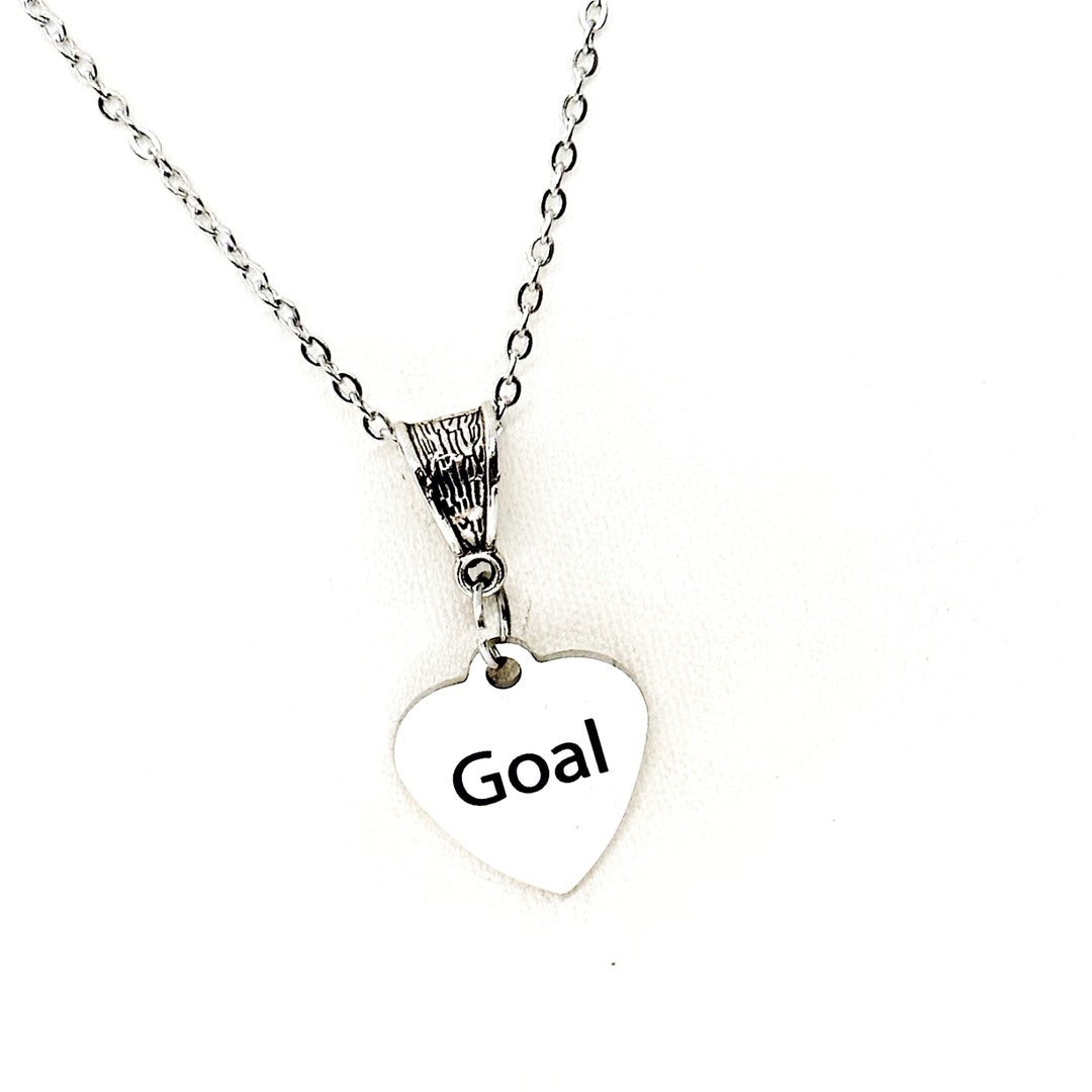 Goal Setter Necklace, Goal Setting Gift, Weight Loss Goal, Sales Goals ...
