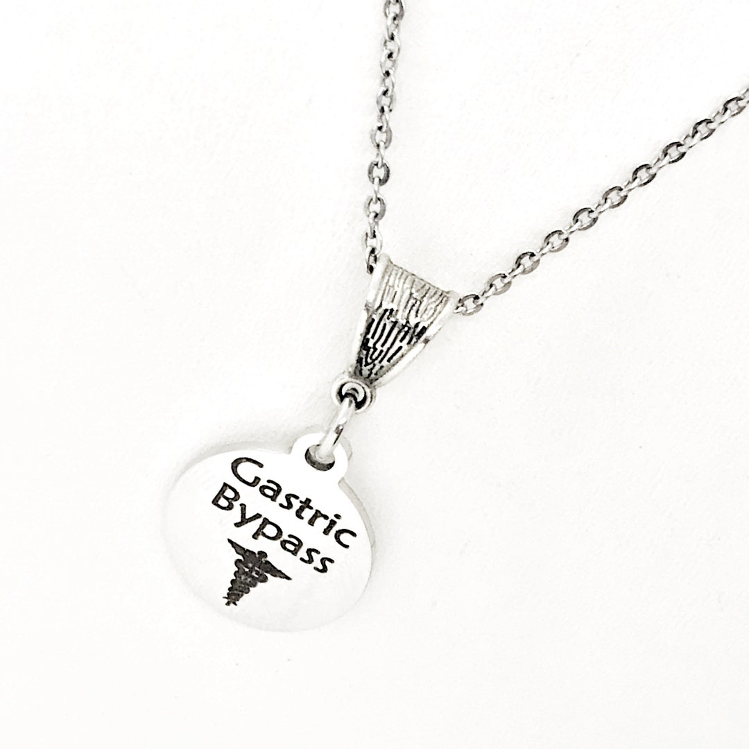 Gastric Bypass Necklace, Gastric Bypass Medical Necklace, Weight Loss ...