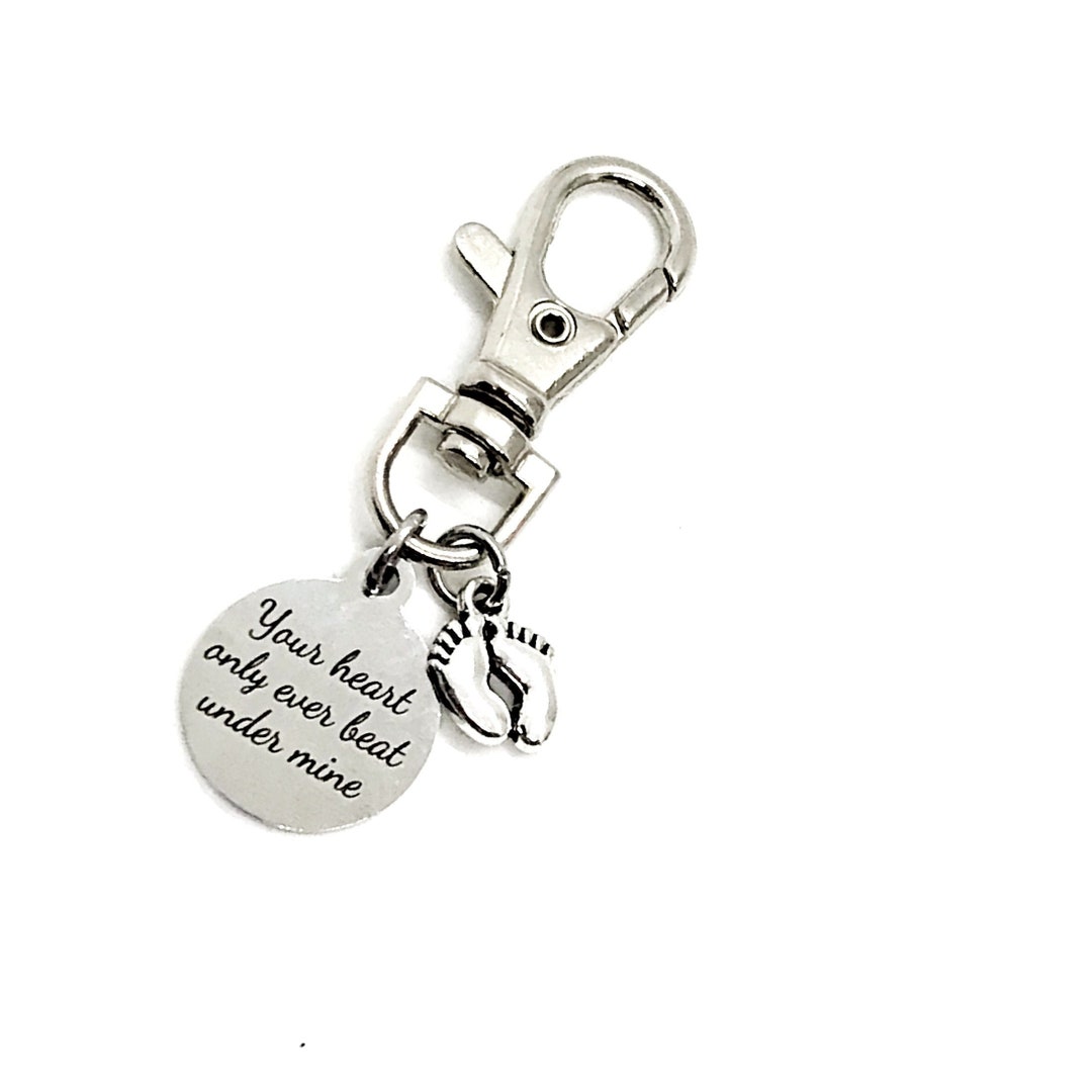 Miscarriage Memorial Charm, Your Heart Only Ever Beat Under Mine ...