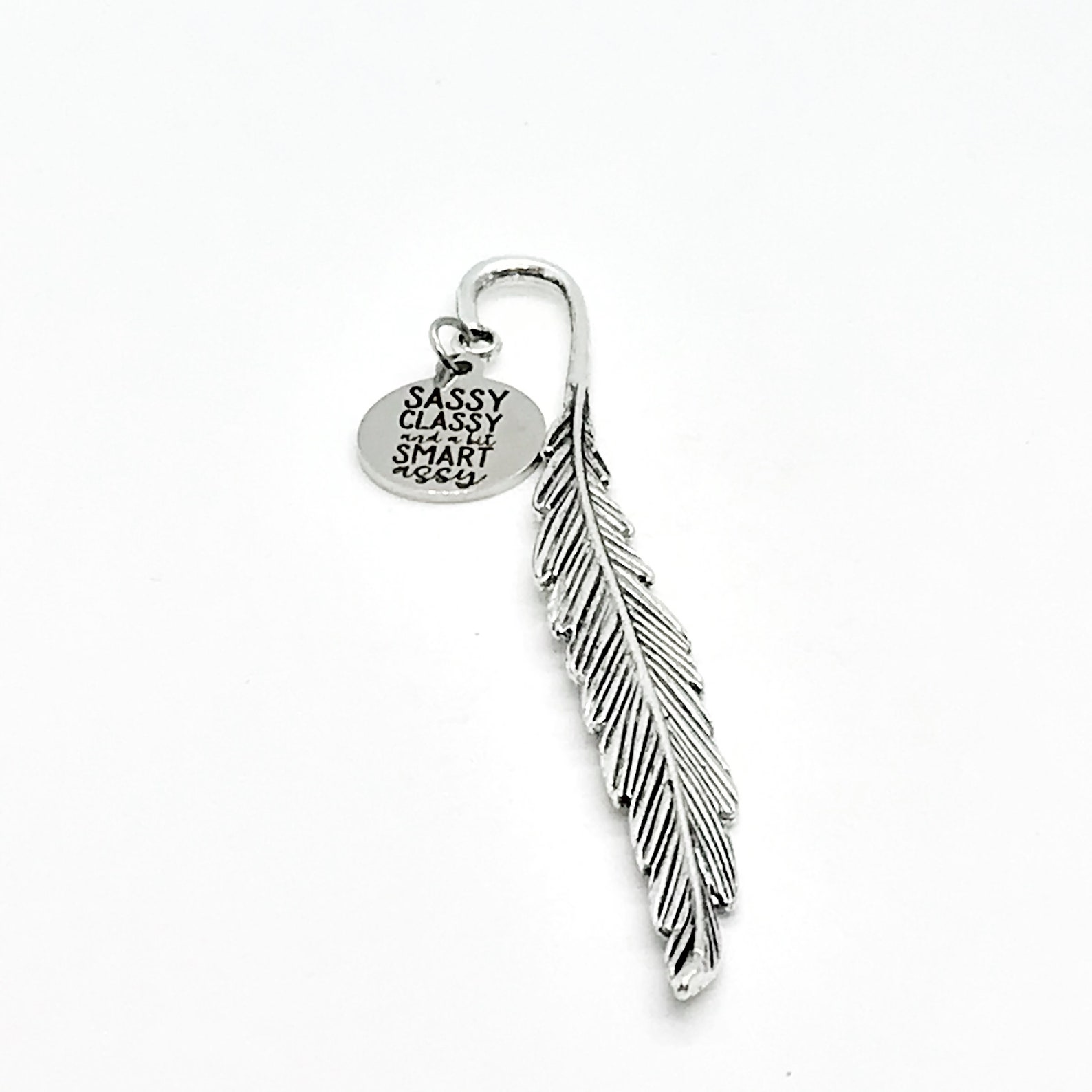 Charm Bookmark Sassy Classy Bookmark Fun Reader Gift - Etsy
