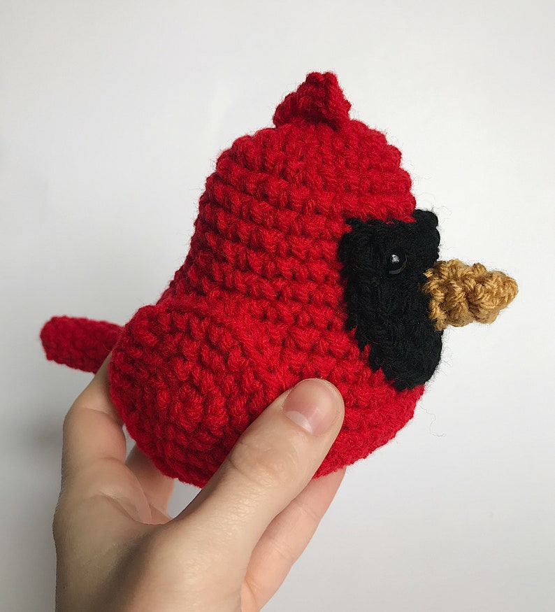 Red Cardinal PDF Crochet Pattern - Etsy