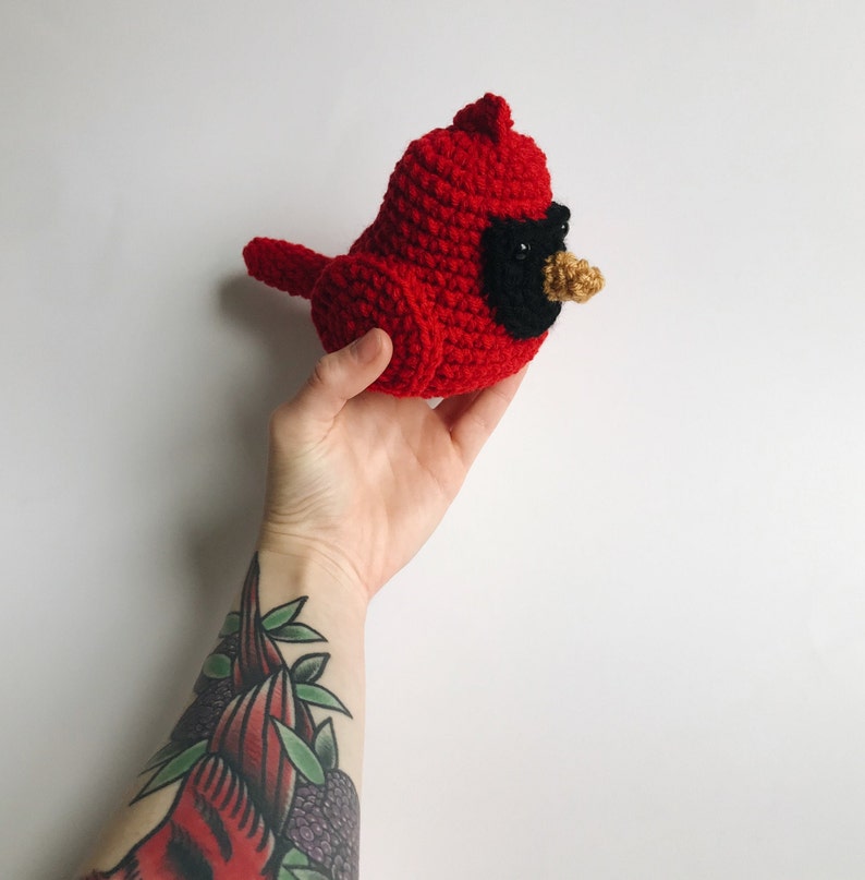 Red Cardinal PDF Crochet Pattern - Etsy