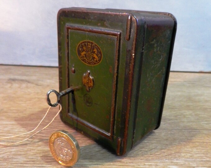 A Vintage Toy Money Box Shaped Like a Safe Vintage Money Box - Etsy