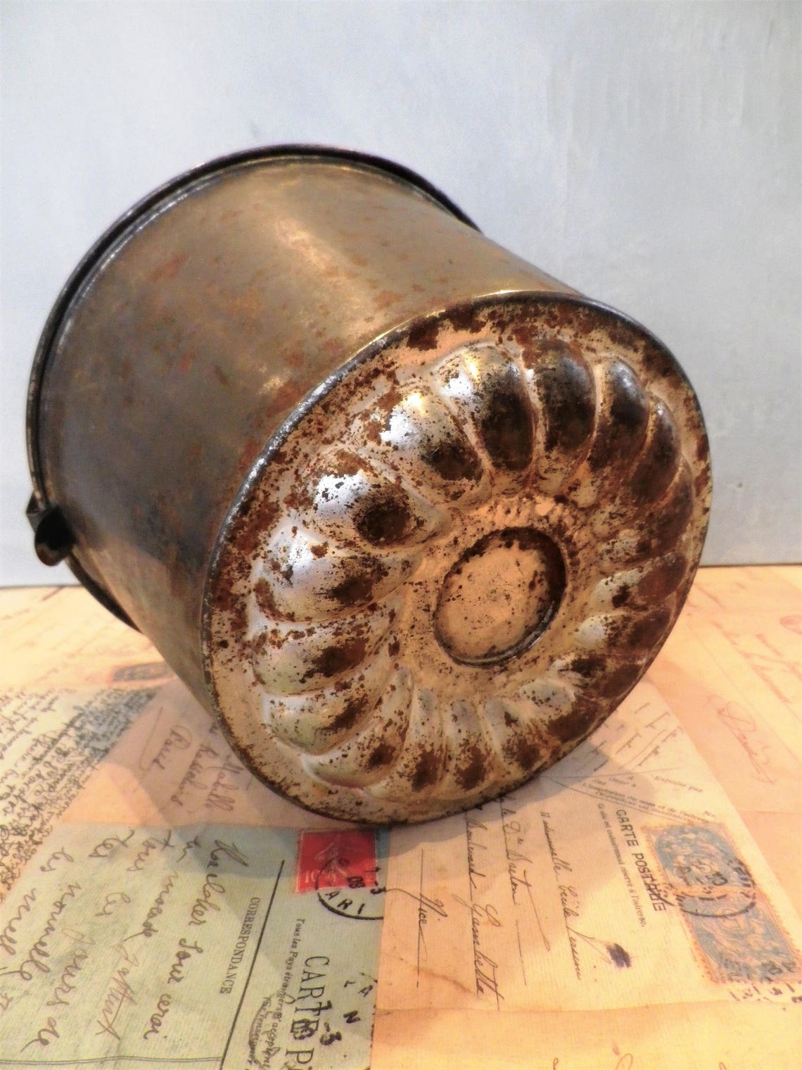 Vintage German Bundt Cake Baking Tin Metal Tins - Etsy