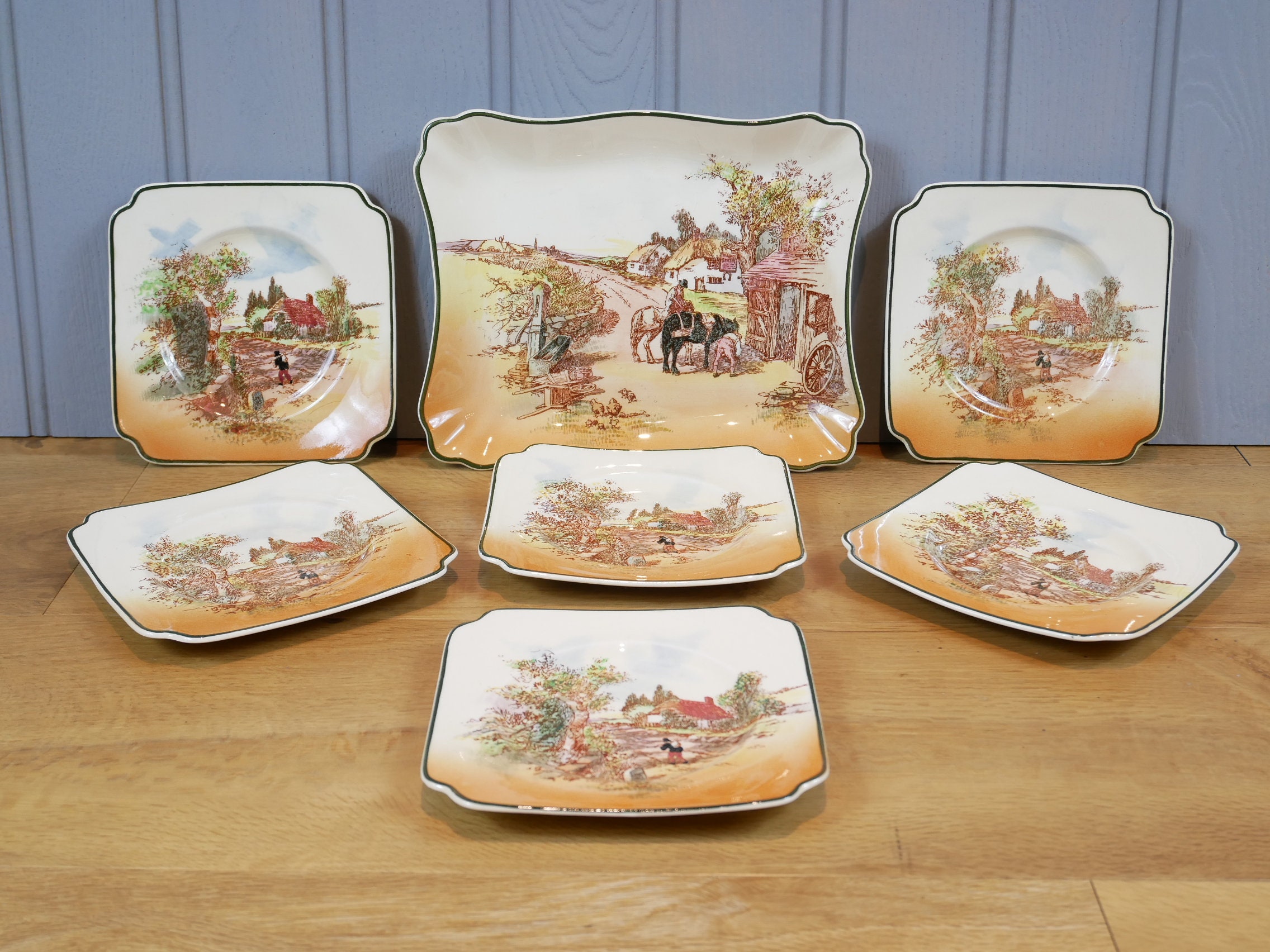 A 1930s Royal Doulton 'rustic England' Sandwich or - Etsy UK