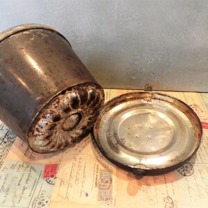 Vintage German Bundt Cake Baking Tin Metal Tins - Etsy