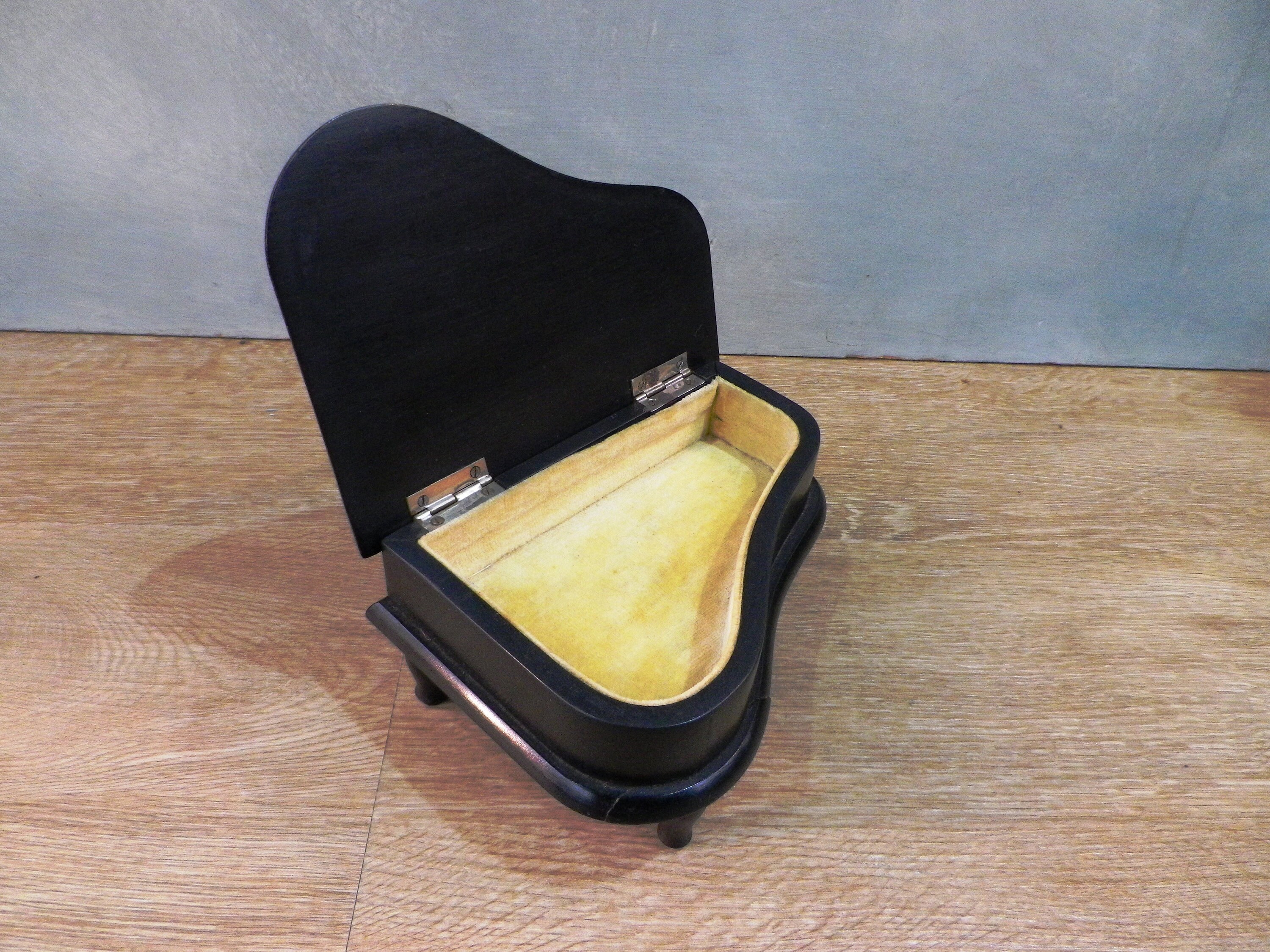 Vintage Piano Trinket Box 1950s Ebonised Piano Shaped - Etsy UK