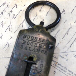 Antique Pocket Balance Spring Balane 'hughes's Patent Pocket Balance ...