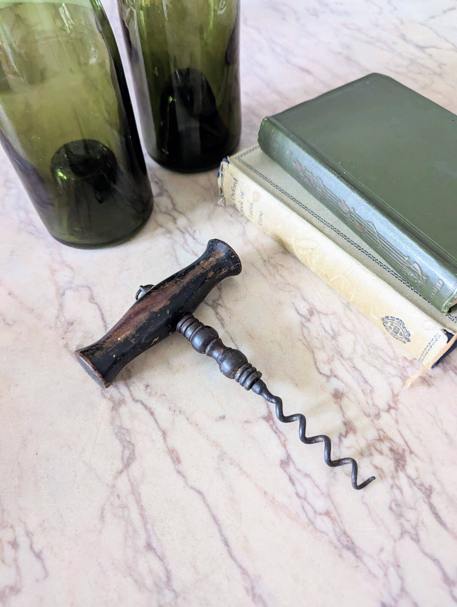 Antique Victorian Mahogany Henshall Type Traditional Corkscrew - Etsy