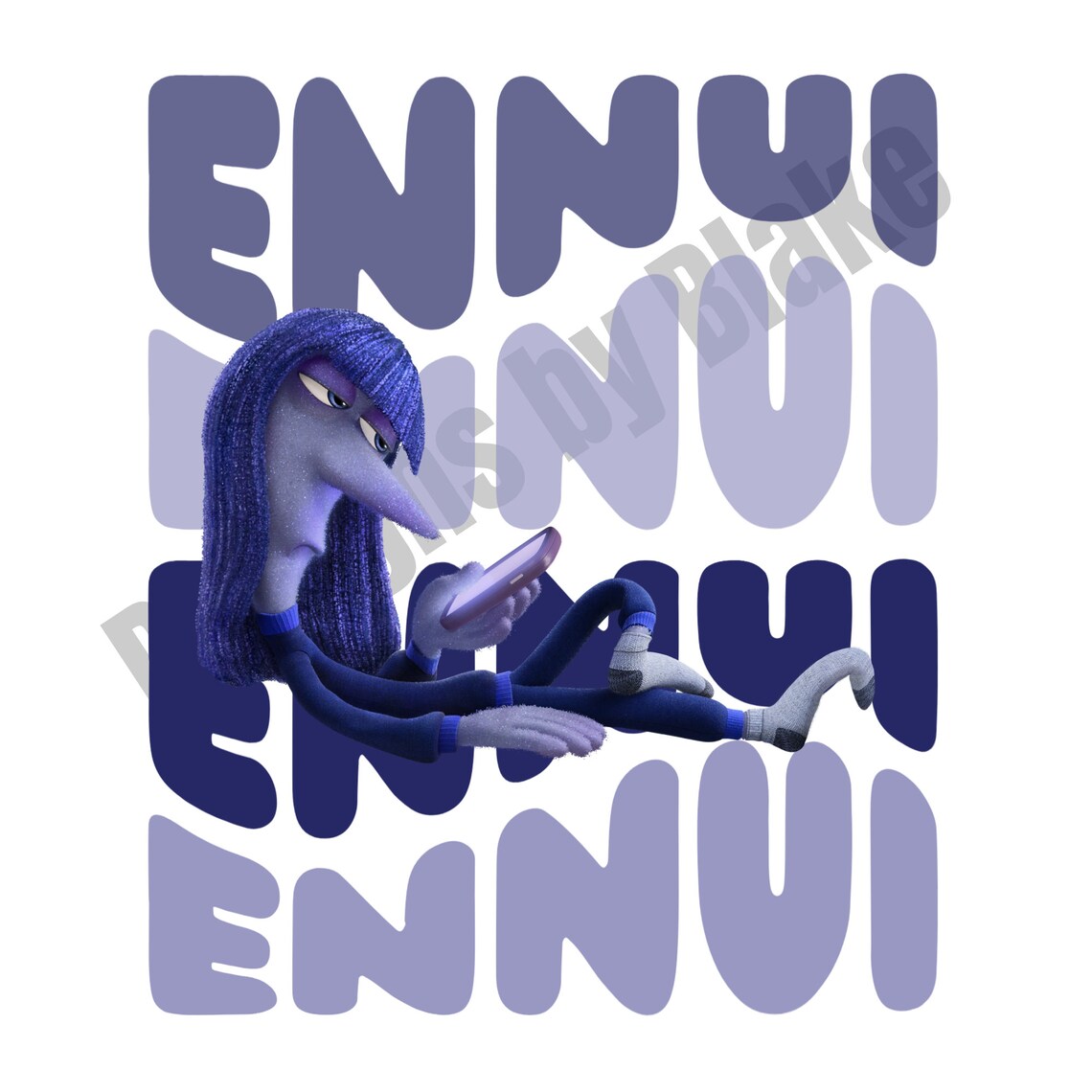 Ennui Inside Out 2 SVG & PNG - Etsy