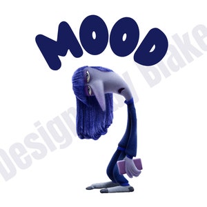 Ennui Mood Inside Out 2 SVG & PNG - Etsy