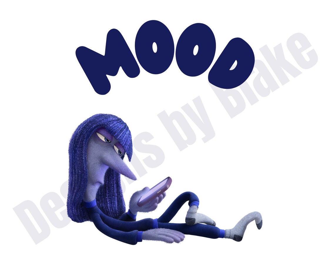 Ennui Mood Inside Out 2 SVG & PNG - Etsy