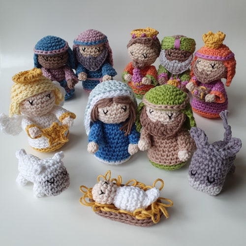 Nativity Crochet Pattern Woolytoons - Etsy