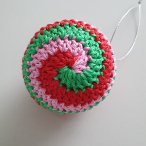 Swirly Crochet Christmas Bauble Pattern: Tree Decoration (PDF Pattern ...