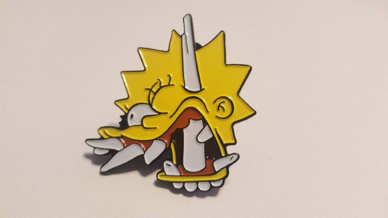 Lisa Needs Braces 1.5 Simpsons Soft Enamel Pin | Etsy