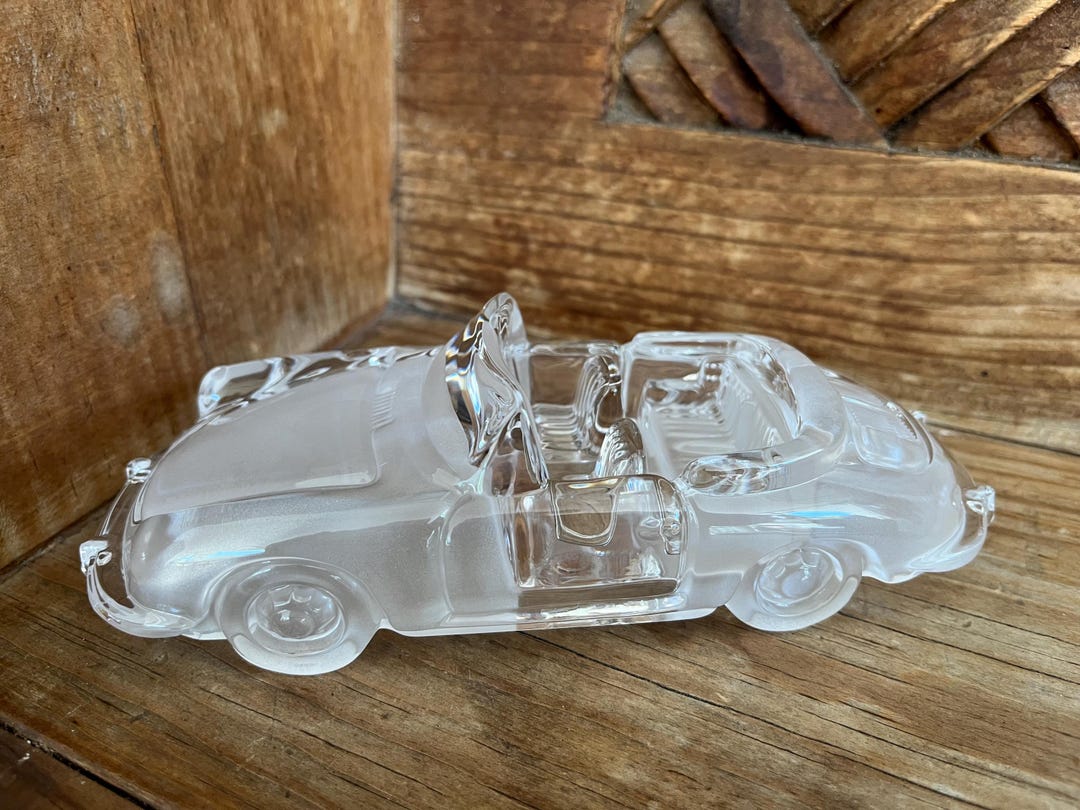 Vintage Hofbauer Crystal Glass 1964 Porsche 356 SC Sculpture ...