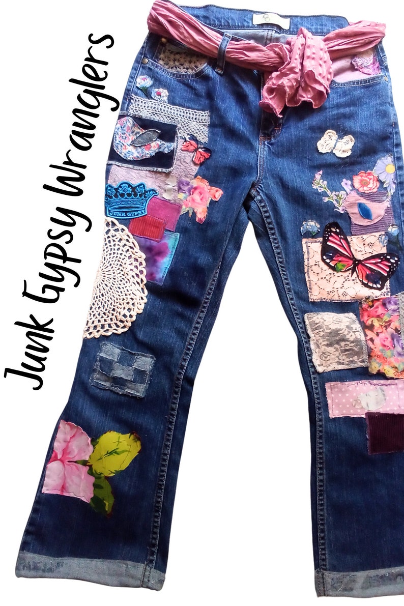 Artisan Boho Chic and Handmade Unique Junk Gypsy Inspired Flowery ...