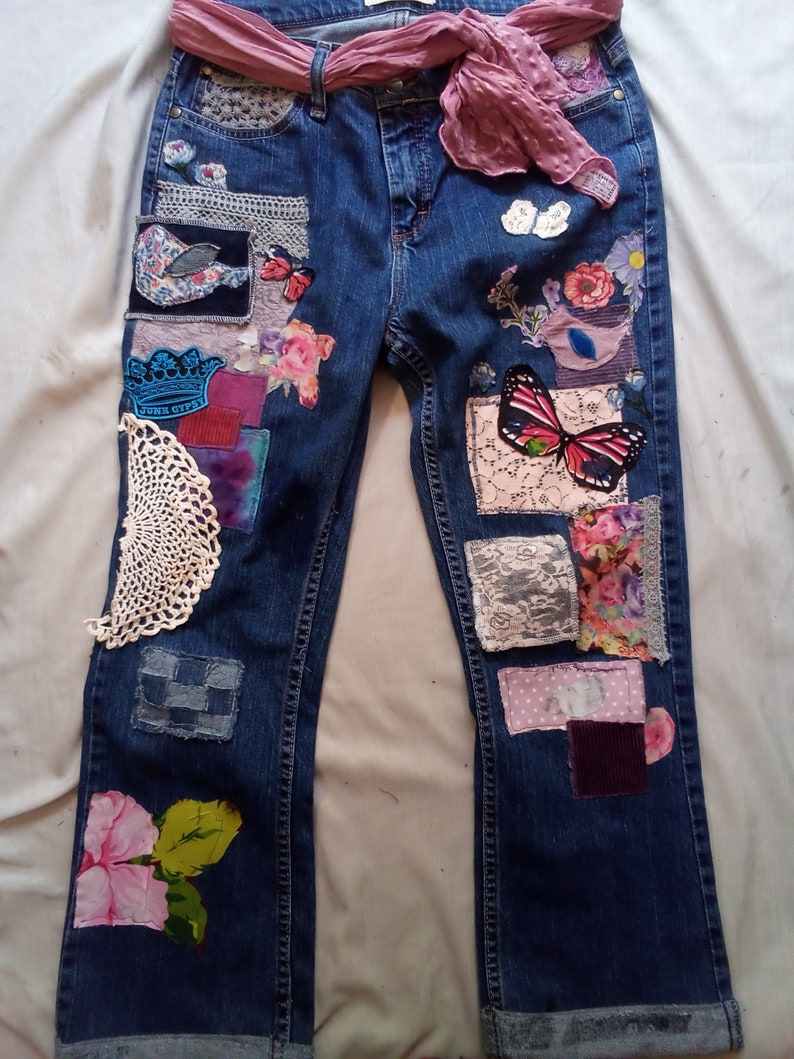 Artisan Boho Chic and Handmade Unique Junk Gypsy Inspired Flowery ...