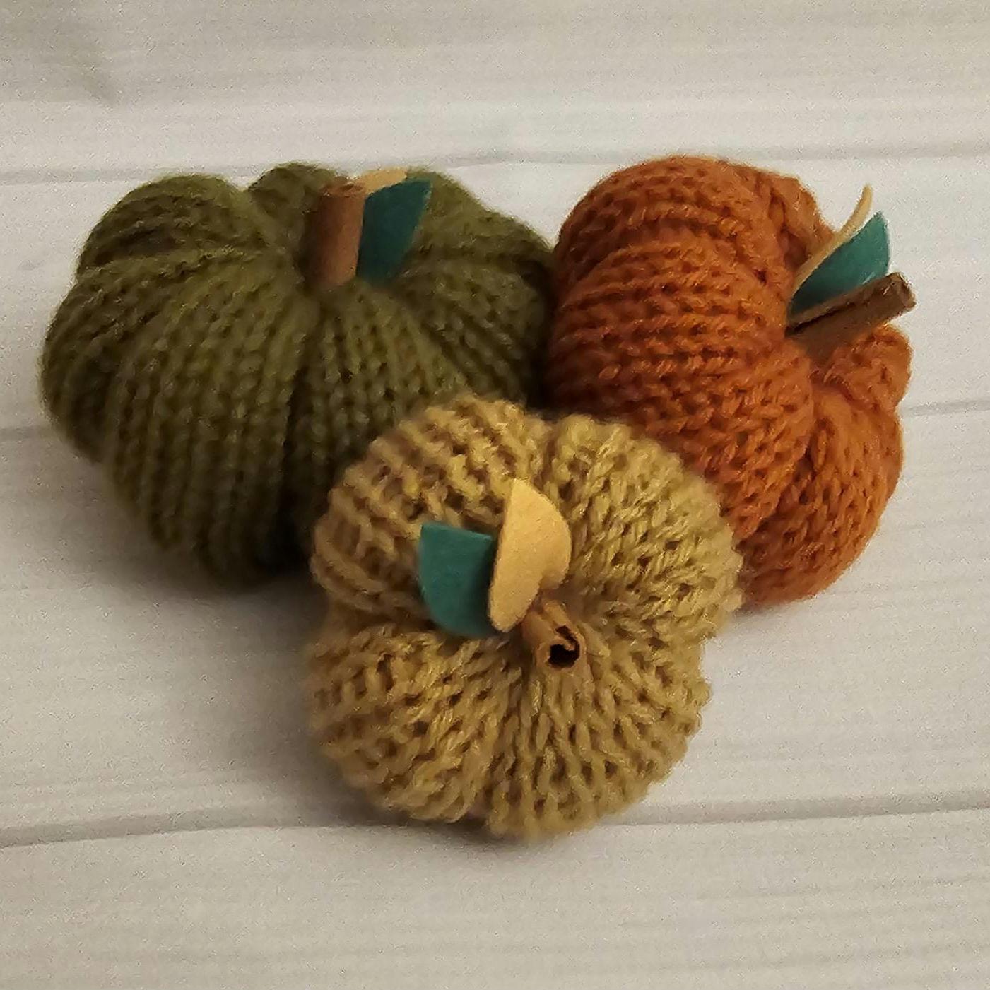 Knit Pumpkin, Pumpkin, Fall Decor - Etsy