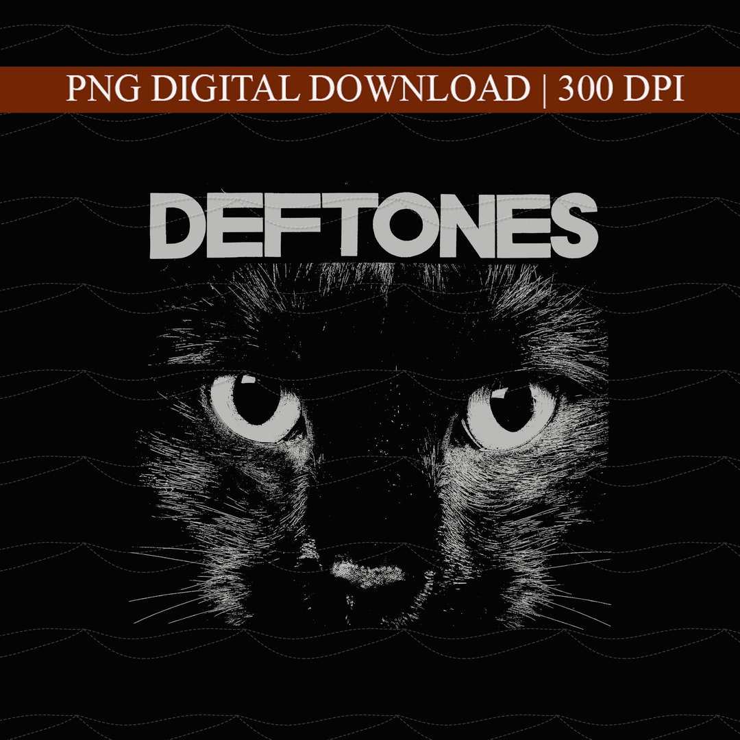 Deftones Cat PNG Digital Download, Deftones Tour Shirt, Retro Deftones ...