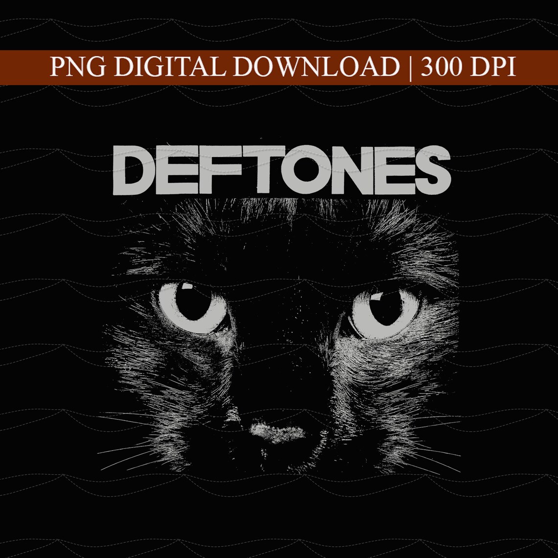 Deftones Cat PNG Digital Download, Deftones Tour Shirt, Retro Deftones ...