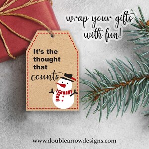 Funny Christmas Gift Tags, Honest Holiday Present Tags (digital ...