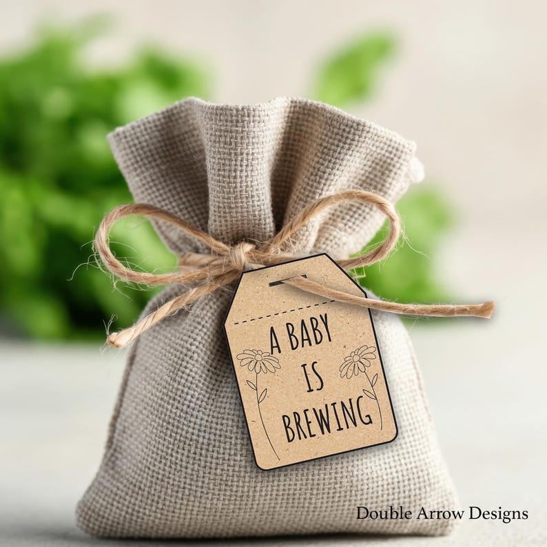 Editable Baby Shower Tags: Printable PDF Template (digital Download) - Etsy