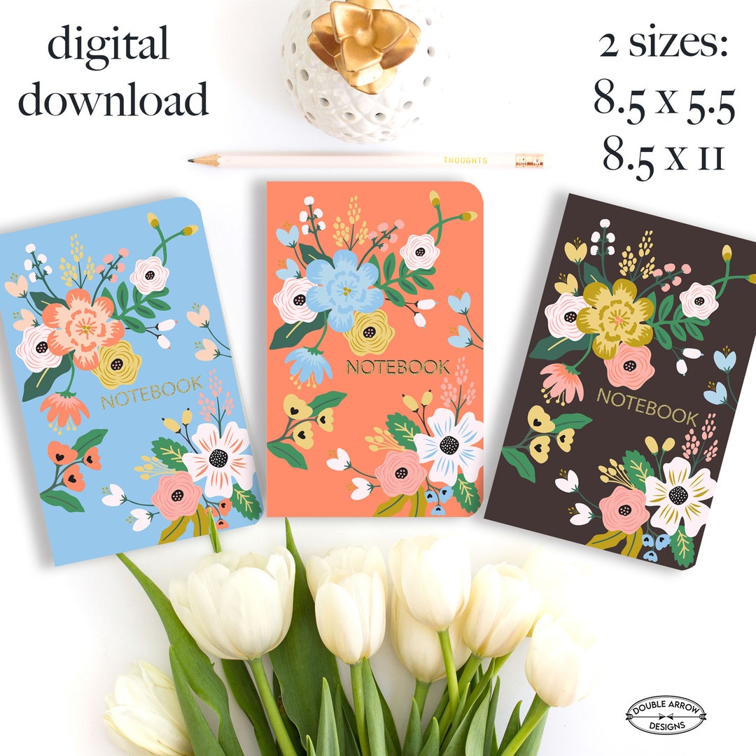 Printable Journal | Journal Template | 1 Letter Size Pdf | Instant ...