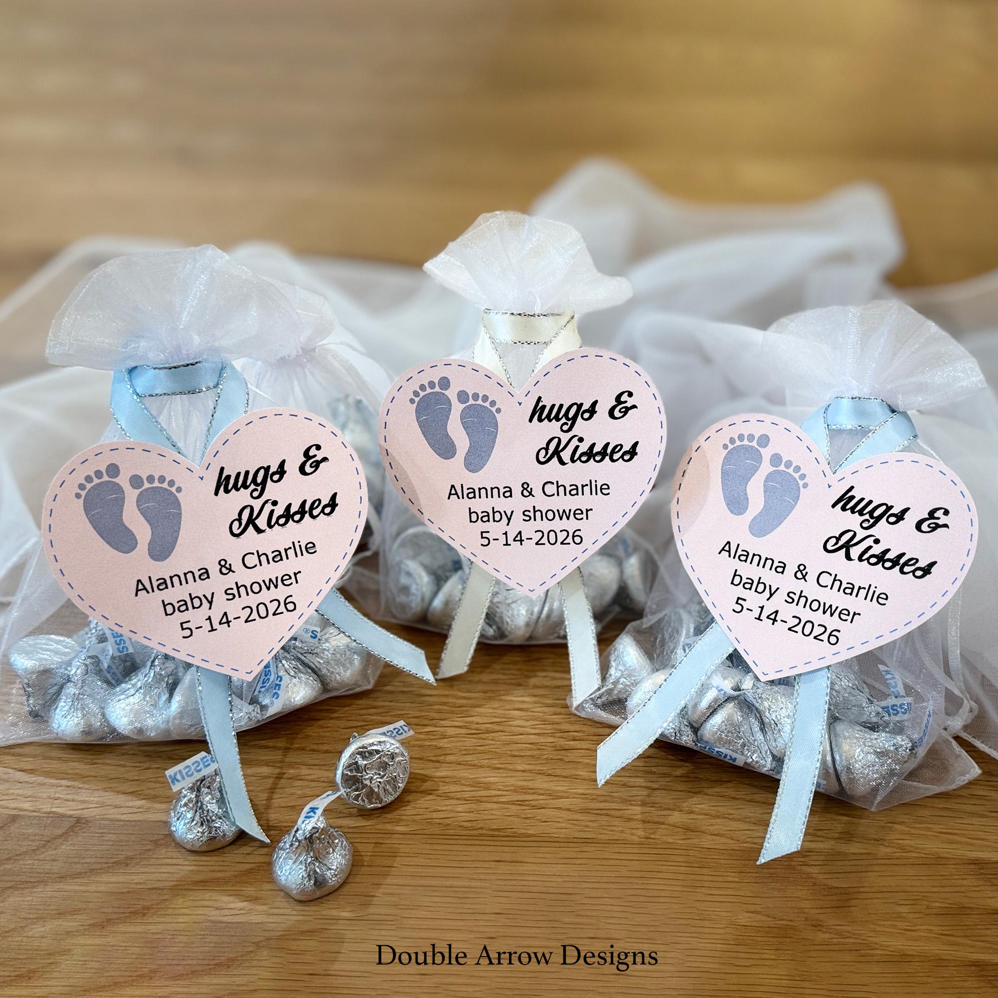 Editable Baby Shower Favor Tags: Printable PDF Template (digital ...