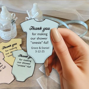 Editable Baby Shower Favor Tags: Printable PDF Templates (digital ...