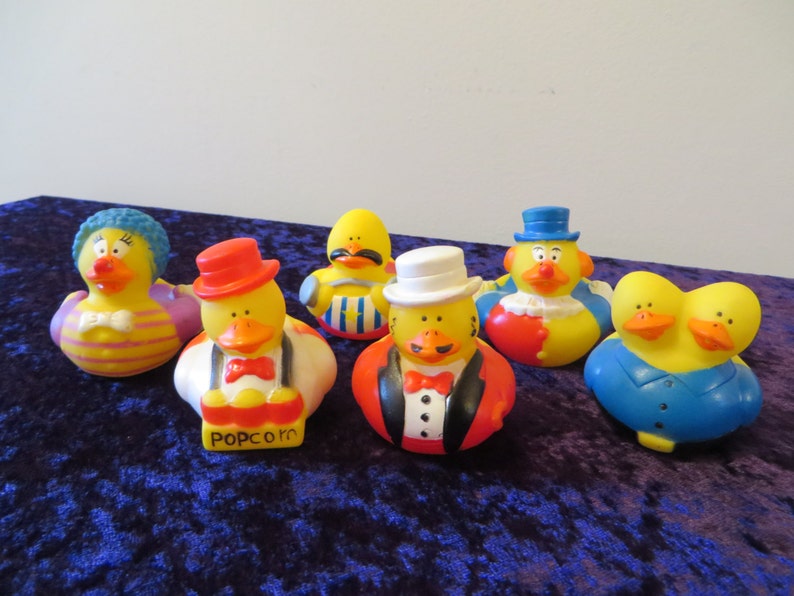 Circus/Carnival rubber ducks.Two-headed duck a clown a | Etsy