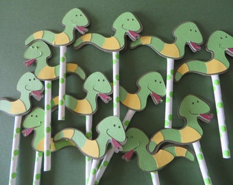 Snake Cupcake Toppers - Etsy