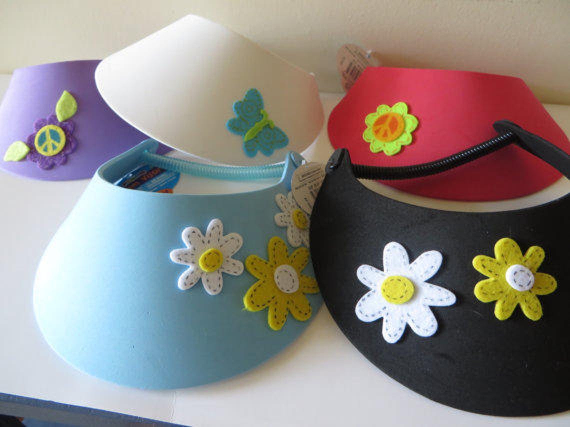 Custom Child's Sun Visor Party Favors Birthday Parties - Etsy