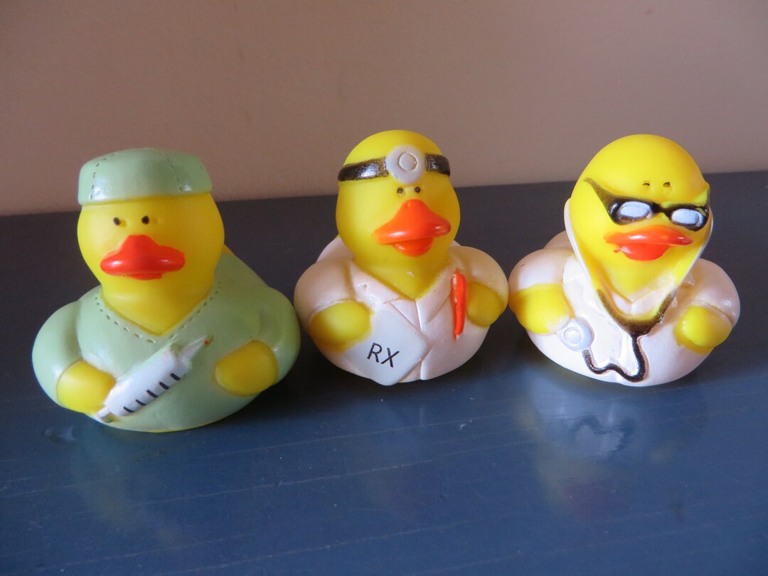 3 Doctor Rubber Ducks Hospital Doctor Surgeon General - Etsy