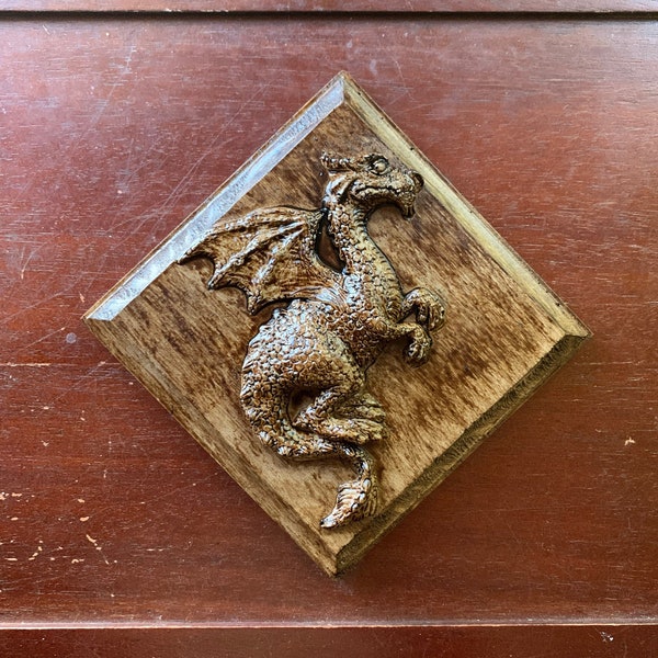 Dragon Plaque - Etsy