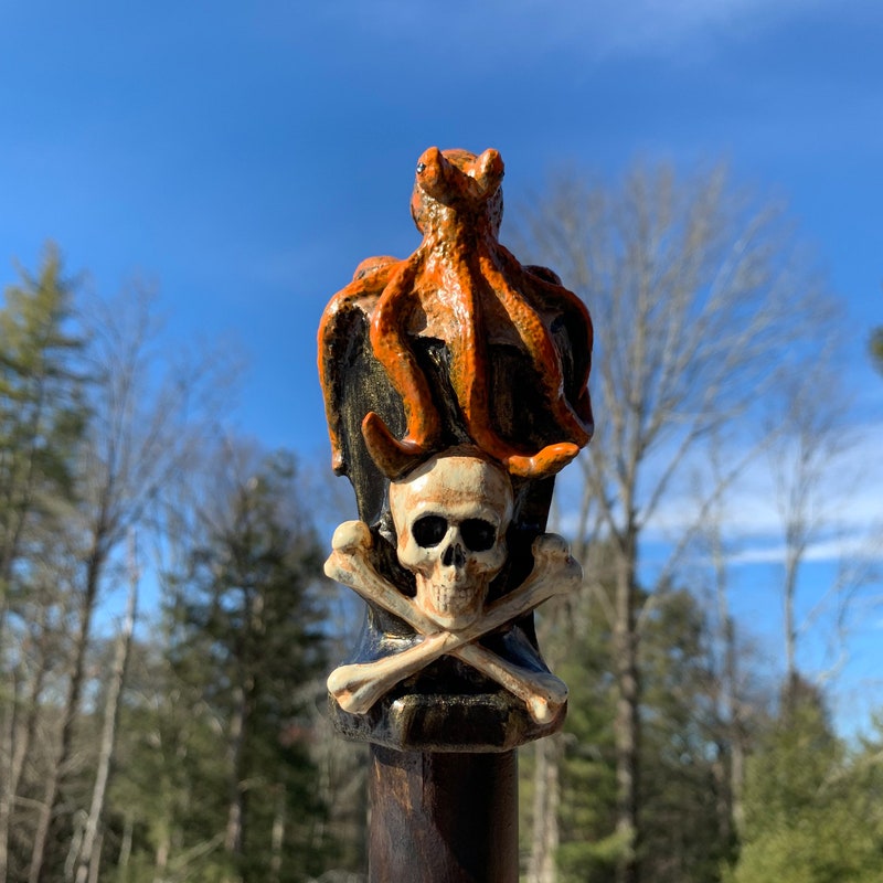 Skull Walking Cane - Etsy