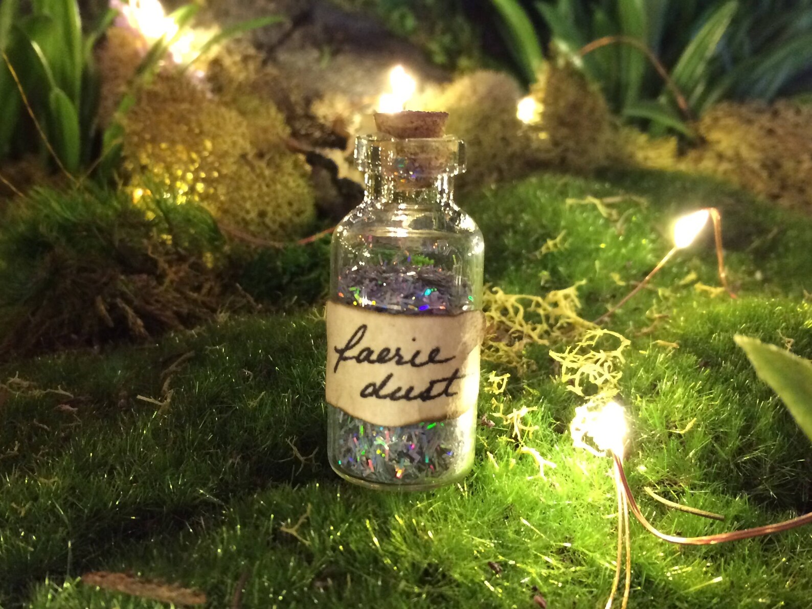 Faerie Dust Miniature Apothecary Bottle Filled With Magical Sparkling ...