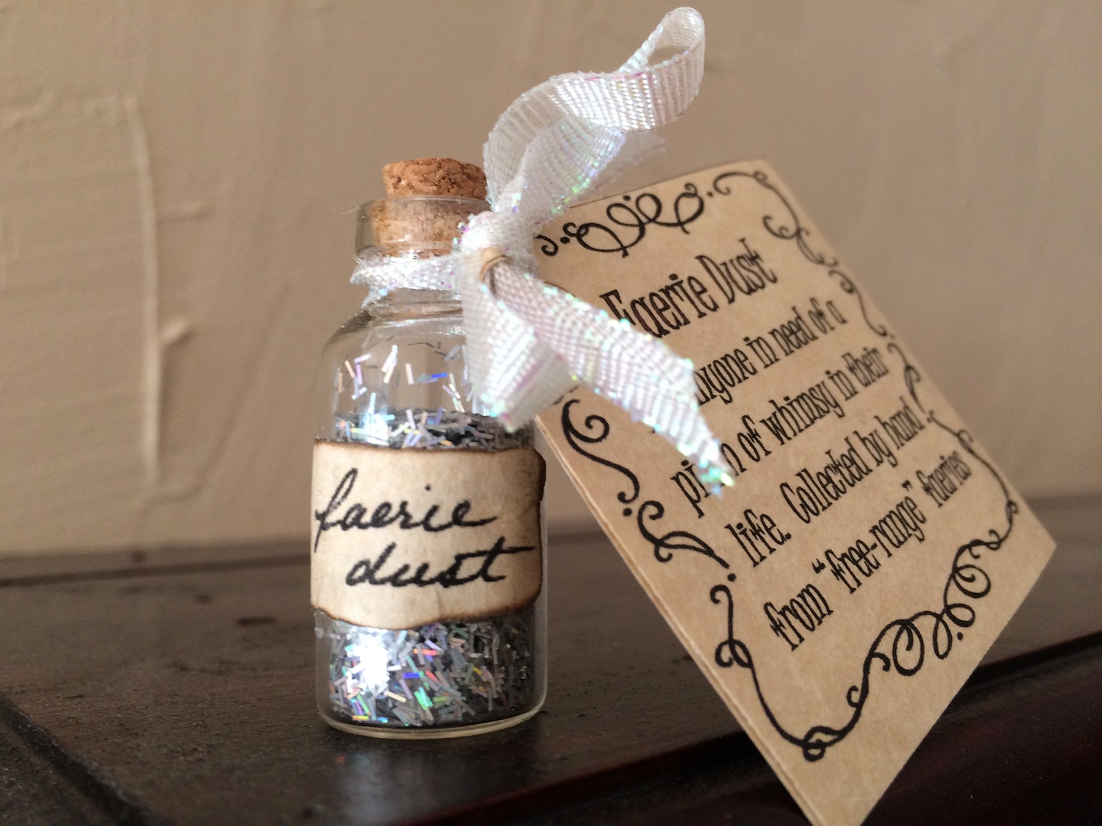Faerie Dust Miniature Apothecary Bottle Filled With Magical Sparkling ...