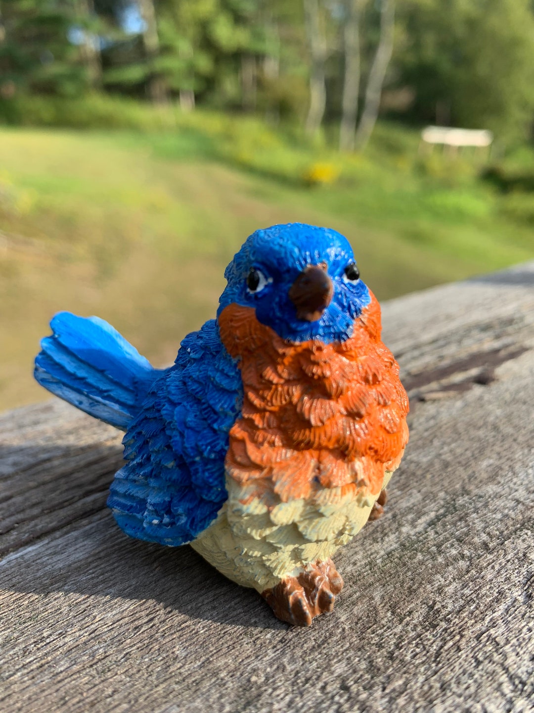 Bluebird Figurine - Miniature Woodland Creatures From Folklore - Etsy
