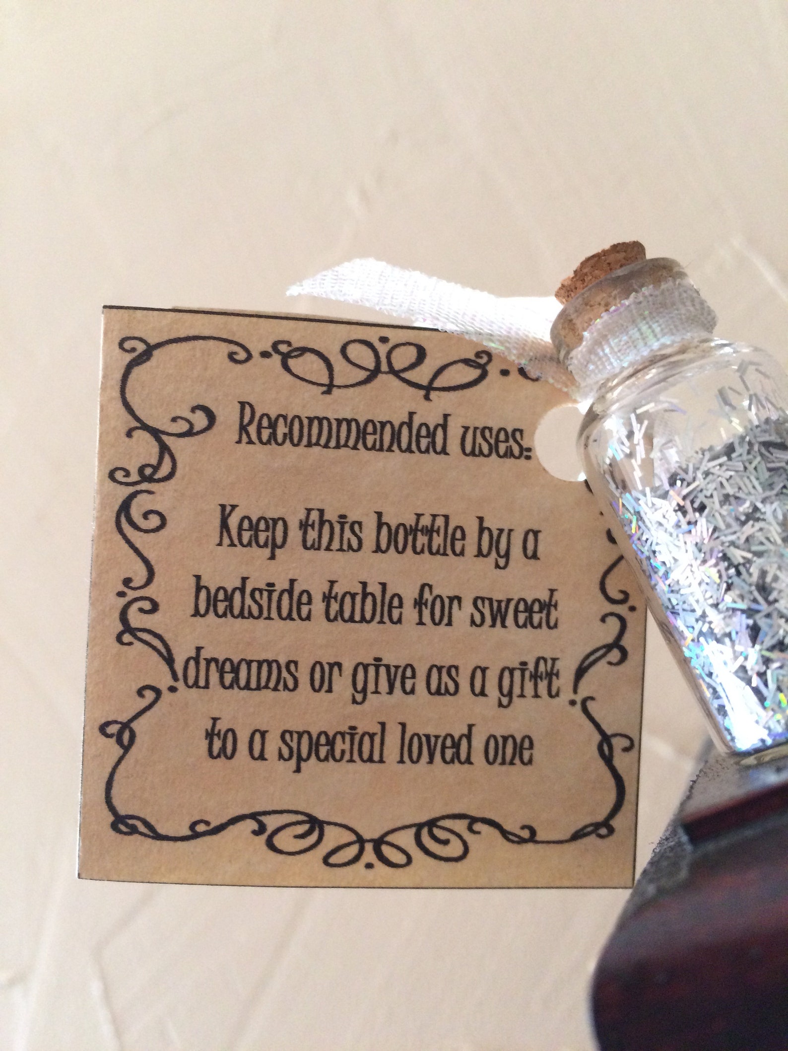 Faerie Dust Miniature Apothecary Bottle Filled With Magical Sparkling ...