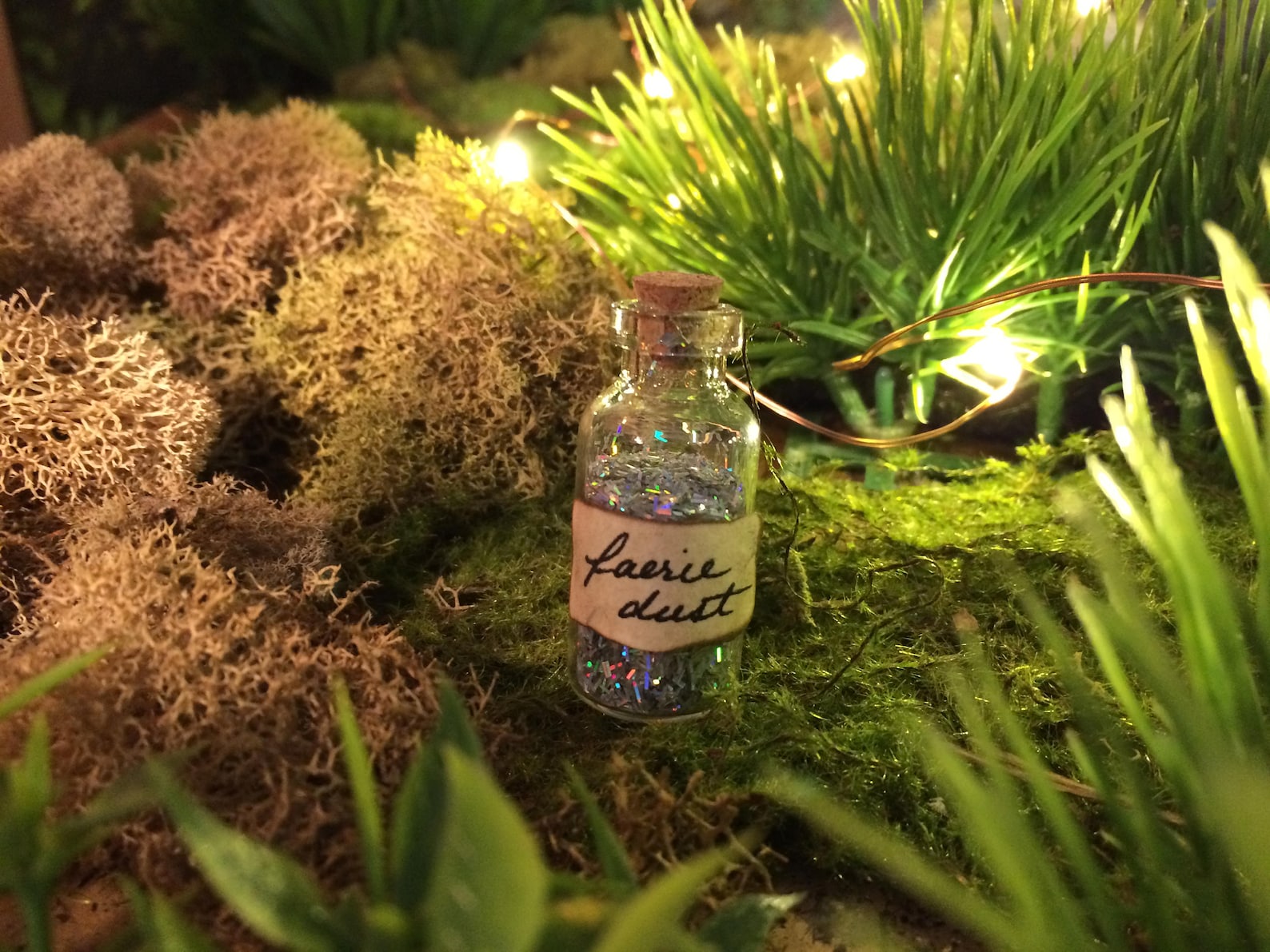 Faerie Dust Miniature Apothecary Bottle Filled With Magical Sparkling ...