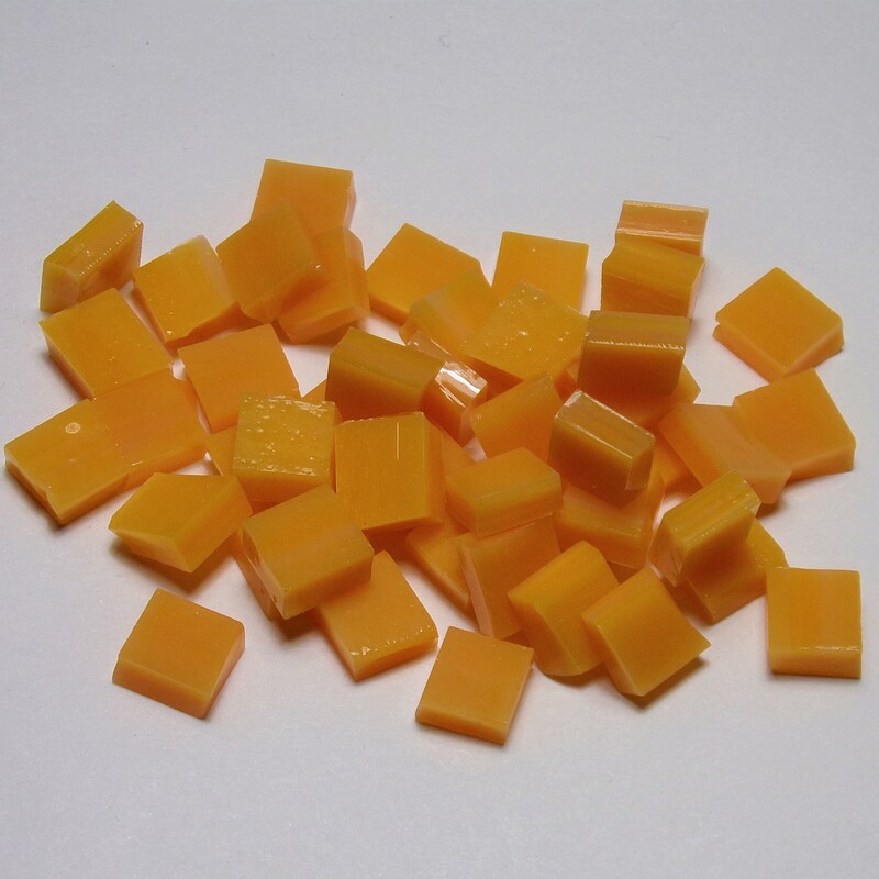 Orange Glass Squares - Etsy